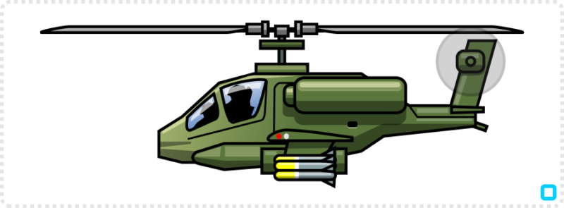 Modifying the Apache Helicopter - 2dgameartguru Inkscape tutorial