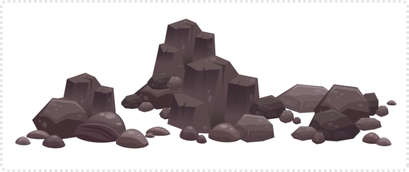 Shading rocks and stones - 2dgameartguru Inkscape tutorial