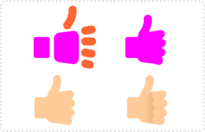 Creating simplified hands using basic shapes and lines - 2dgameartguru