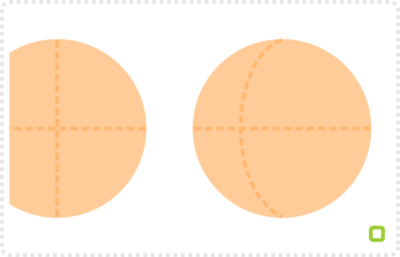Character design - simpler rotation of a face using basic vector shapes