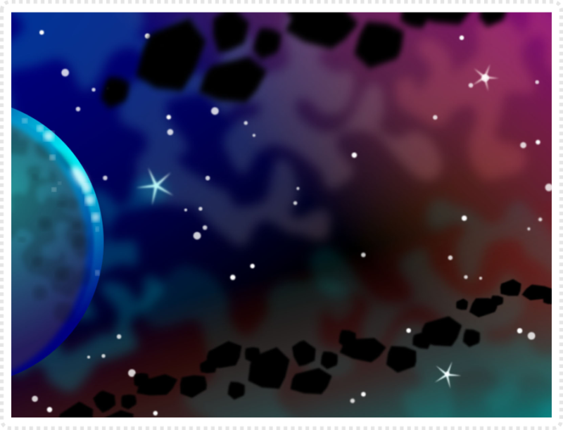 Creating Space Backgrounds using the Blur Filter - 2dgameartguru