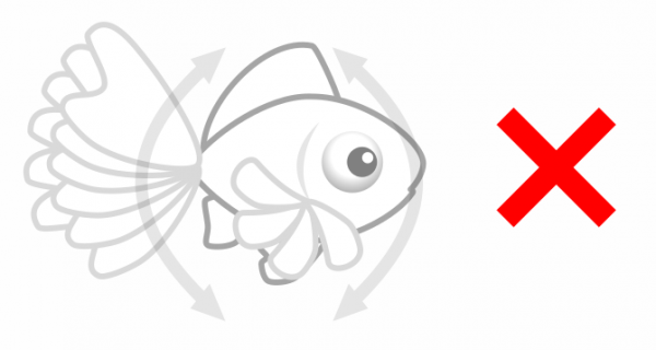 Animating a fish in Inkscape - tutorial - 2dgameartguru