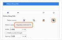 Pattern creation along a path in Inkscape - part 1 - 2dgameartguru