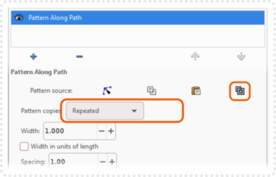 Creating patterns along a path in Inkscape - part 2 - 2dgameartguru
