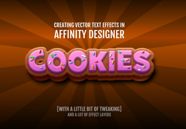 Designing Text Effects in Affinity Designer - video tutorial