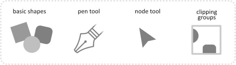 Creating Game Characters with Simple Shapes in Inkscape